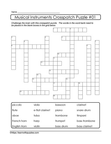Instrumental Puzzle Learn With Puzzles