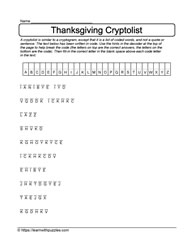 Thanksgiving Puzzles Learn With Puzzles